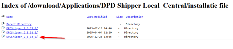Installation and Setup - DPD NL