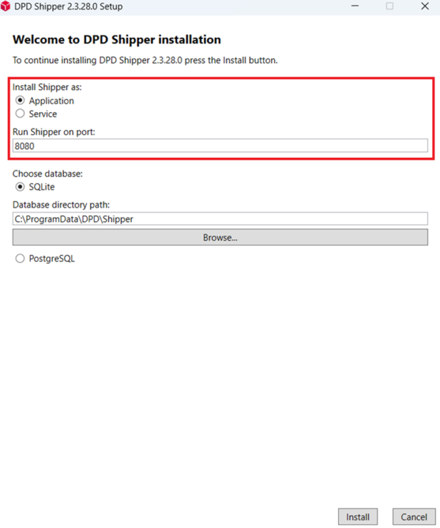 Installation and Setup - DPD NL
