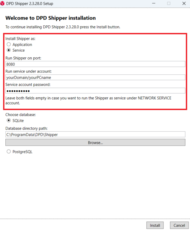 Shipper Local - Installation, Setup and Update - DPD NL