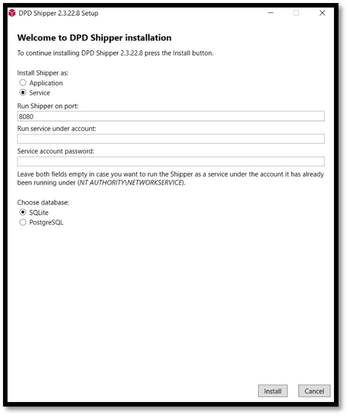 Installation and Setup - DPD NL