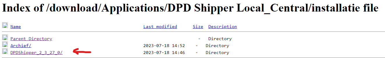 Installation and Setup - DPD NL