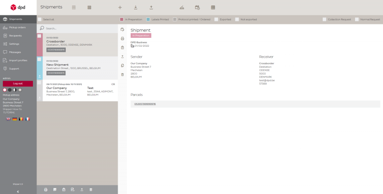 Getting Started - DPD NL